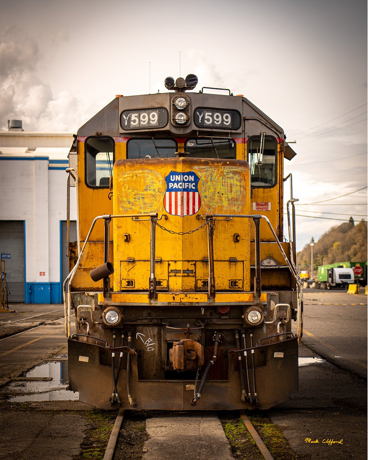 Yellow Locomotive Fine Art Photographic Print | MRC Photography USA